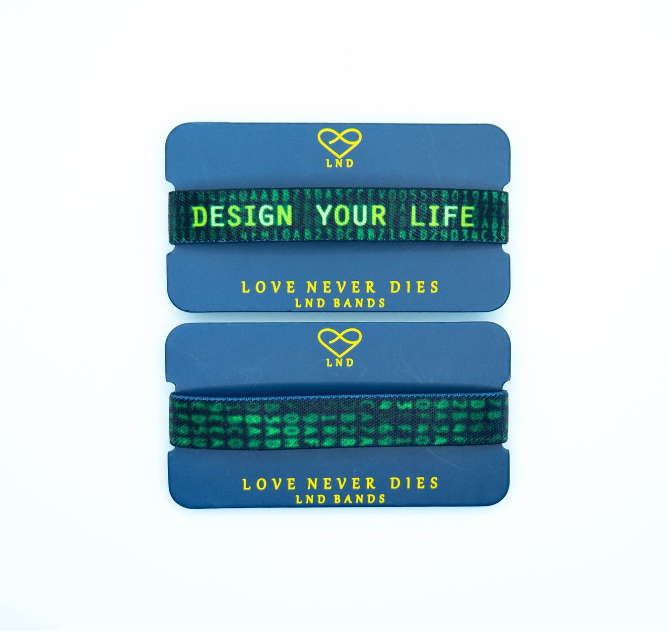 The Matrix Pattern Elastic Wristband - Motivational Jewelry – LND Bands
